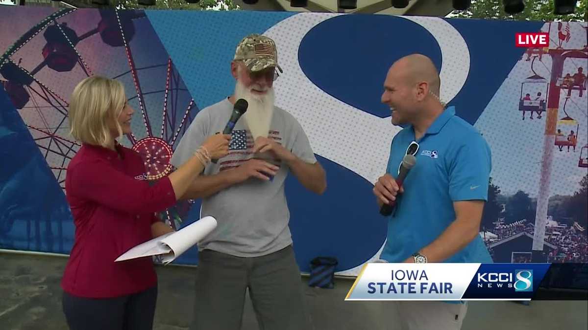 Iowa State Fair beard grooming contest winner crowned