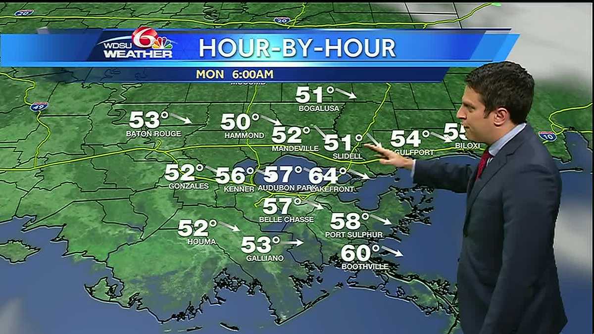 Sunday night: Chilly temps are here!