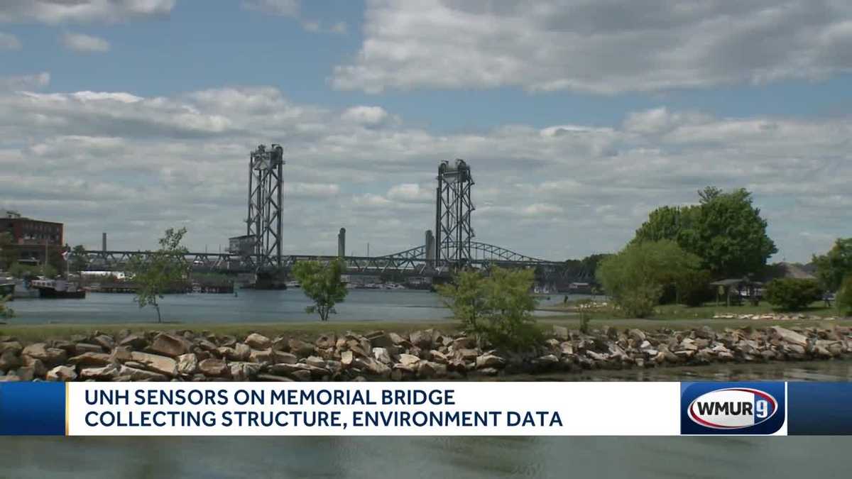 Sensors placed on Memorial Bridge by UNH researchers collecting ...