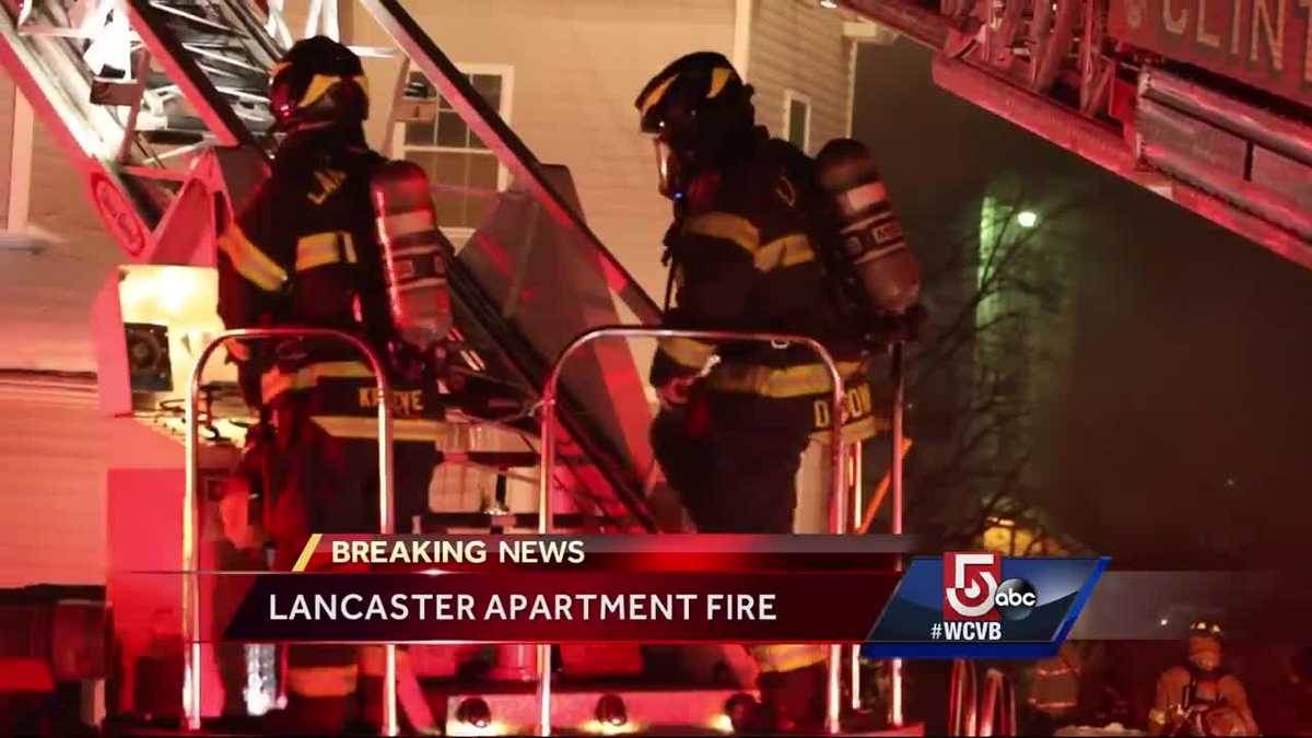 Fire rips through Lancaster building
