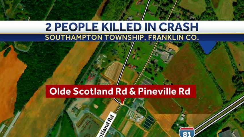 Two 82-year-olds killed in Franklin County, Pa. crash