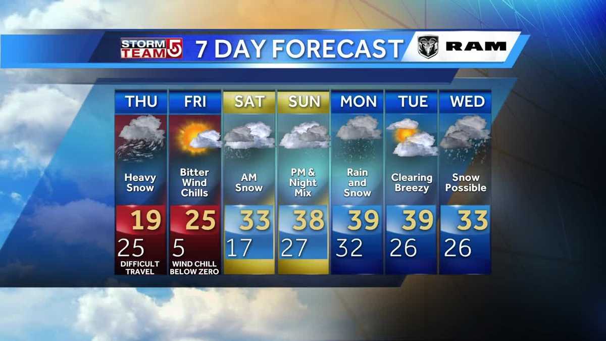 Video: Heavy snow, whiteout conditions expected