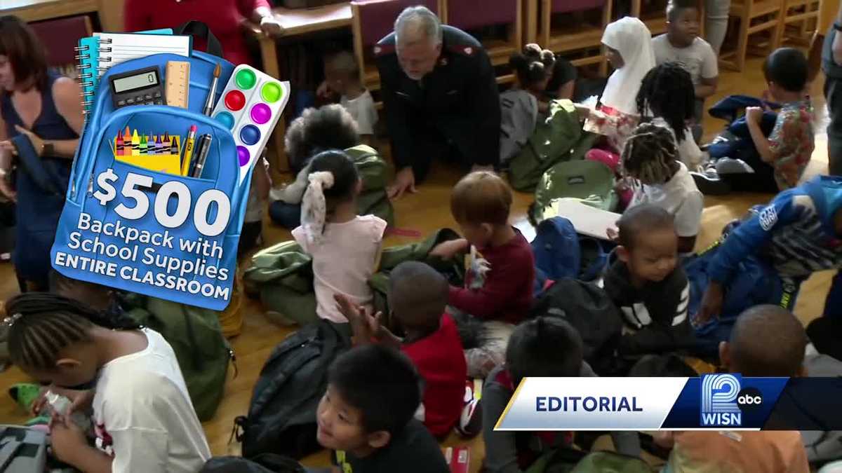 WISN 12 Editorial: Class Act School Supply Drive