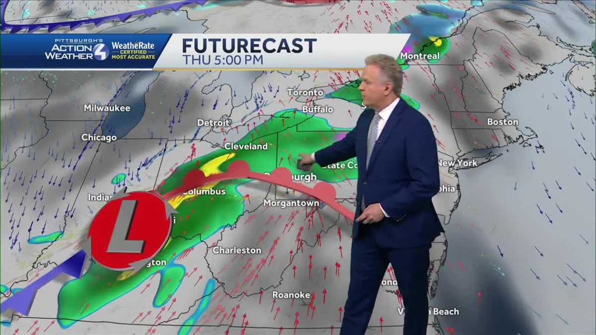 Cloudy Wednesday before rain arrives Thursday morning