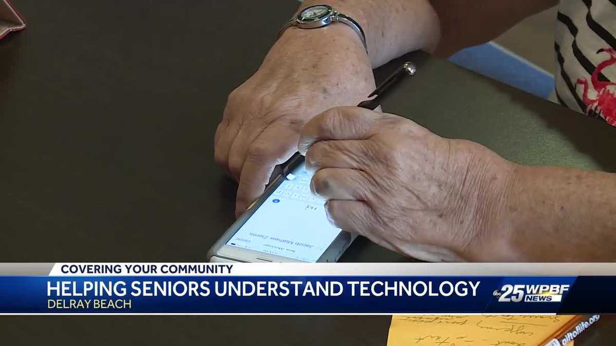 Larry the tech guy helps senior citizens connect with modern gadgets