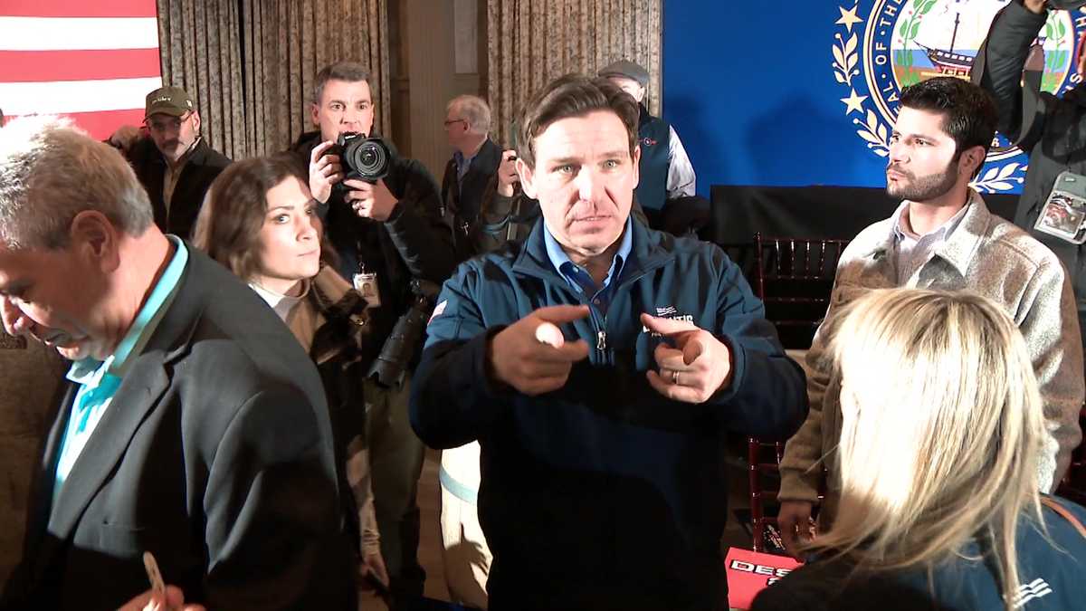 Ron DeSantis returns to NH, discusses his future