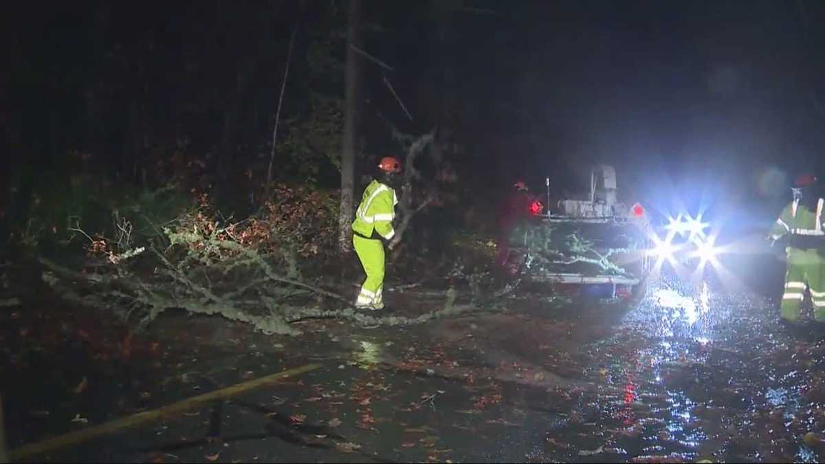 Severe weather downs trees, power lines on Cape
