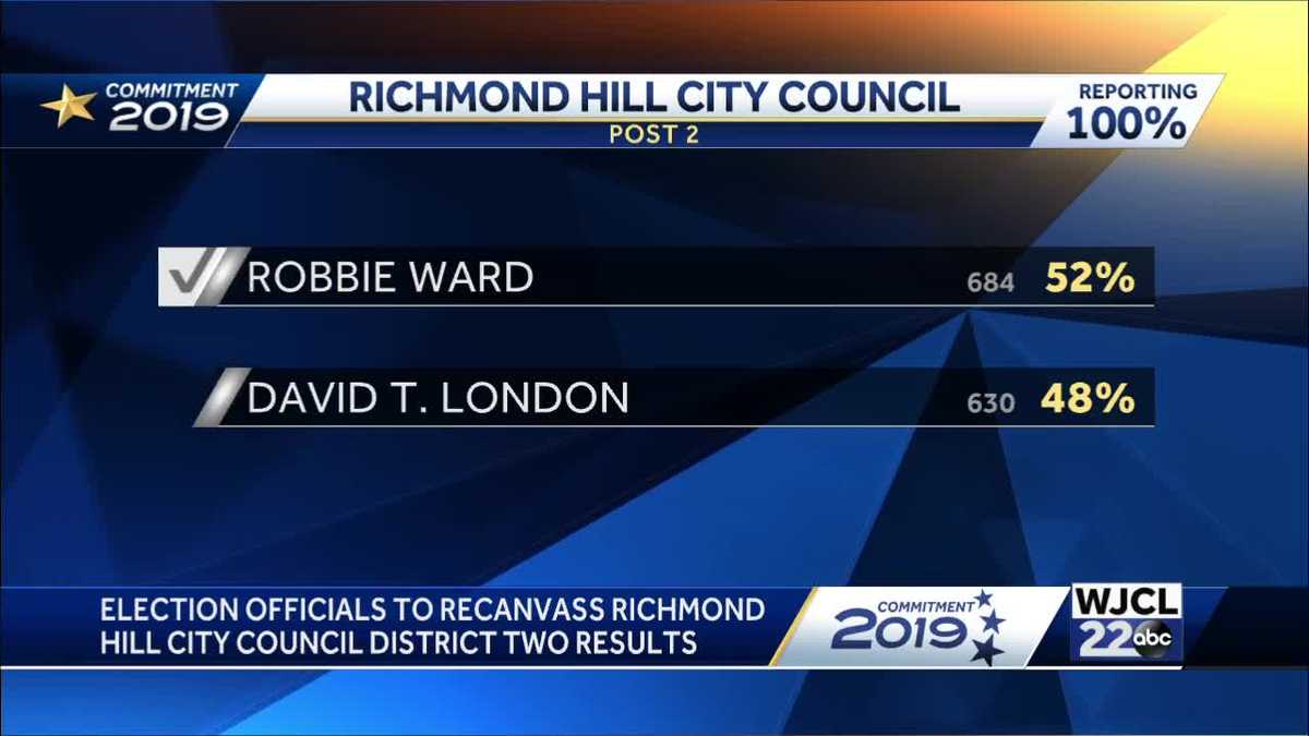 Robbie Ward declared winner of Richmond Hill Post 2 council race
