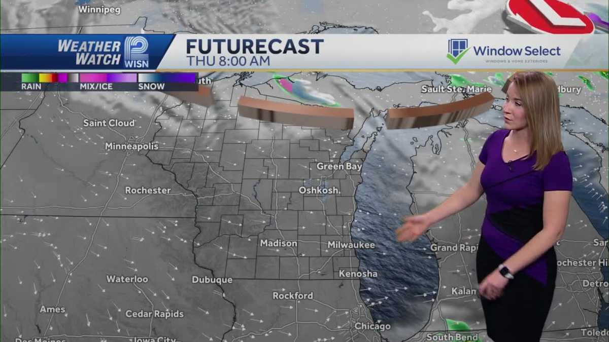 Videocast: Warm Thursday, wintry mix chance Friday