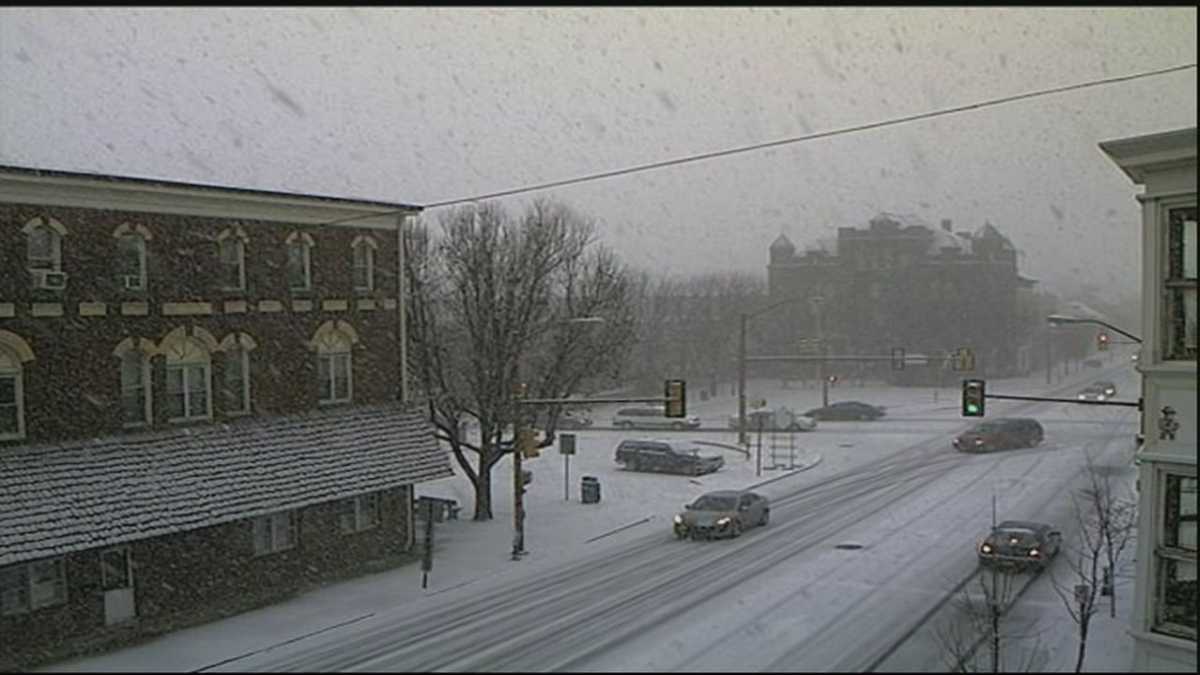 Time-lapse video captures Hanover snowfall