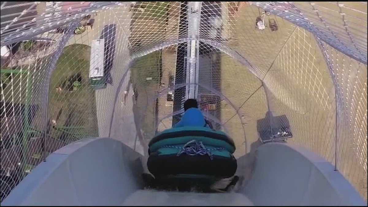 Early Verruckt riders share slide's thrills