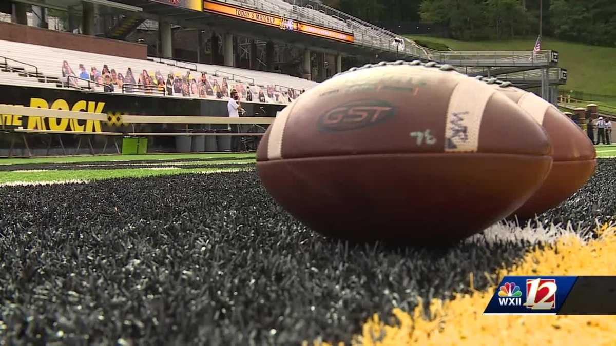 Appalachian State: Fans show spirit with cutouts in stands