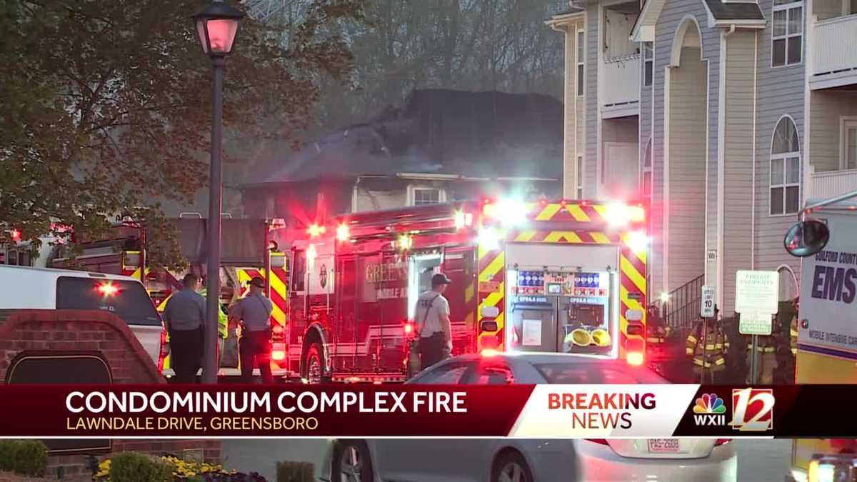 North Carolina structure fire closes Greensboro road