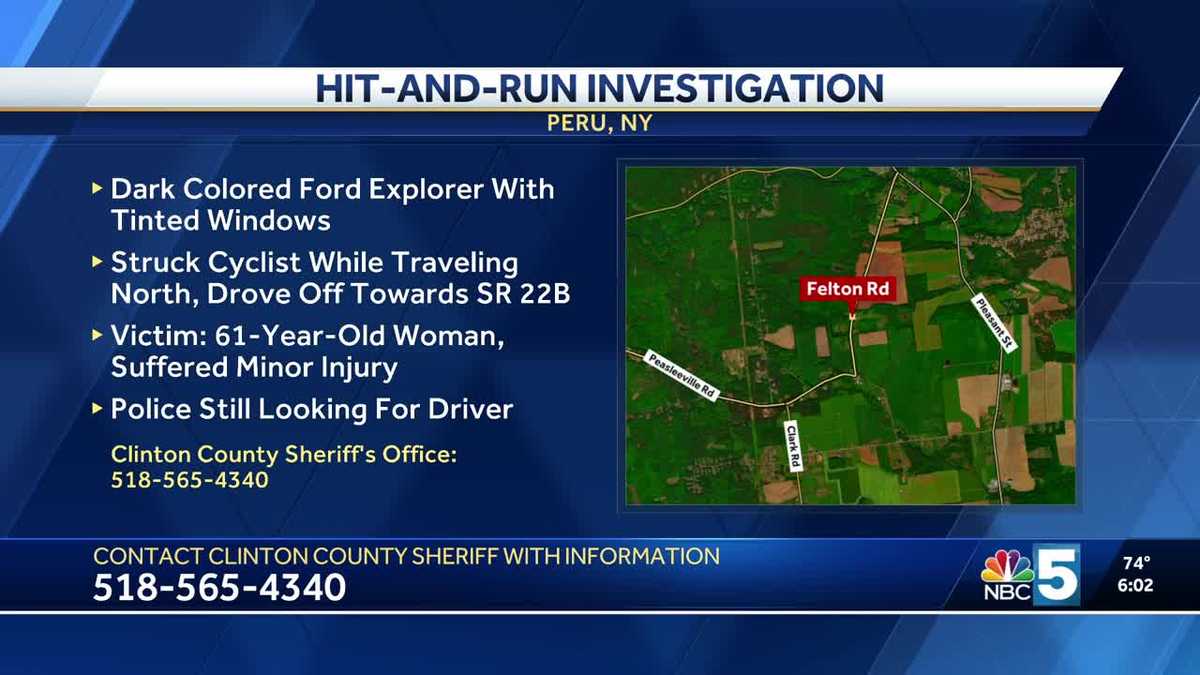Police looking for driver involved in Peru hit-and-run