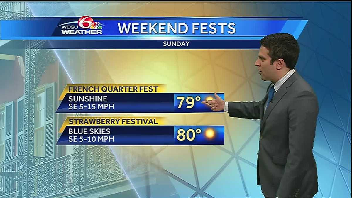 Saturday evening: Perfect weekend weather continues