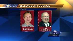 Rob Klug, Pat Shannon competing for Bellevue City Council at-large seat
