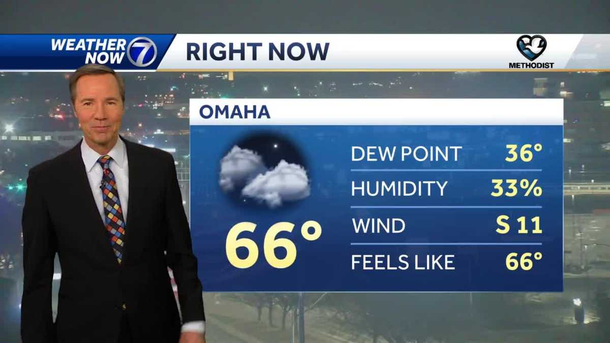 Sunday night April 9 Omaha weather