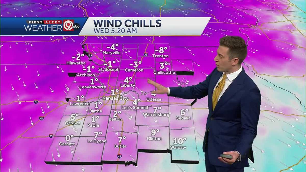 Windy and very cold this morning