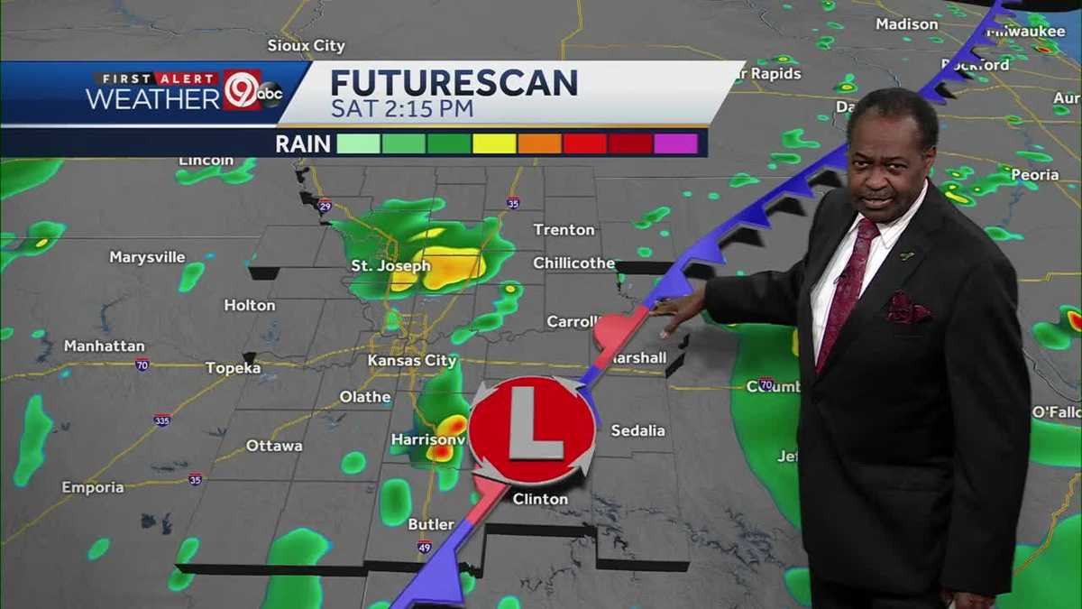 KANSAS CITY WEATHER: Rain, storms likely for your Saturday