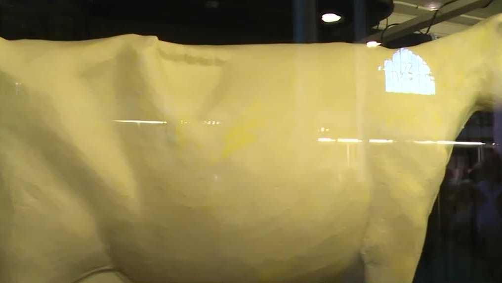 Iowa State Fair 2024: Butter cow sculptor holds sculpting lesson