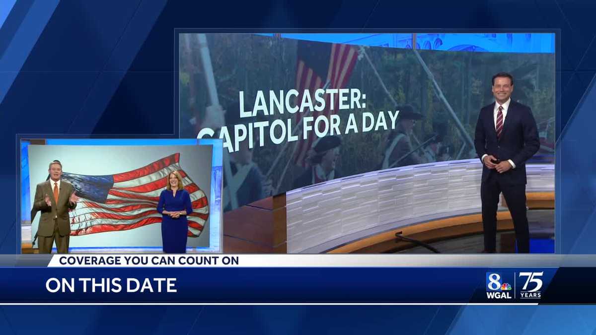 Lancaster was the U.S. Capital for one day in 1777