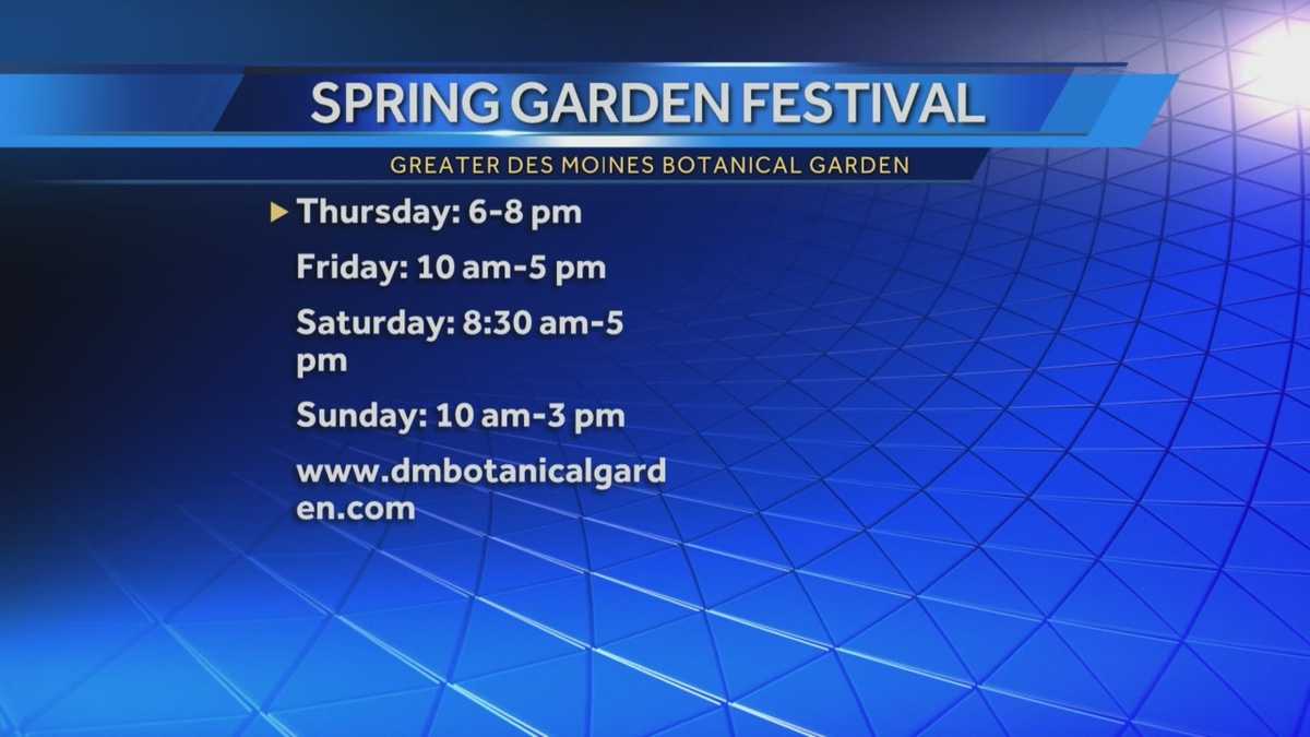 First ever Botanical Gardens Spring Garden Festival