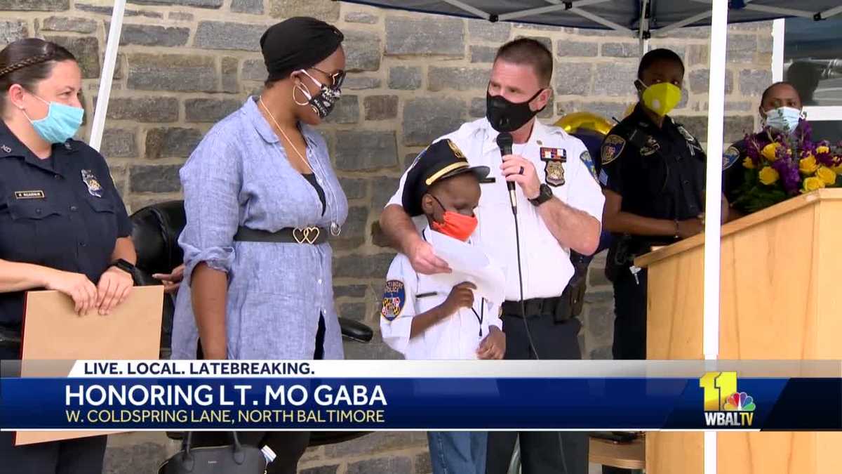 BPD welcomes Mo Gaba to force as lieutenant, holds drive-by parade