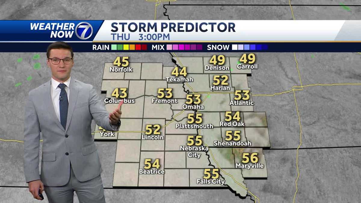 Omaha afternoon weather forecast for Thursday, December 21