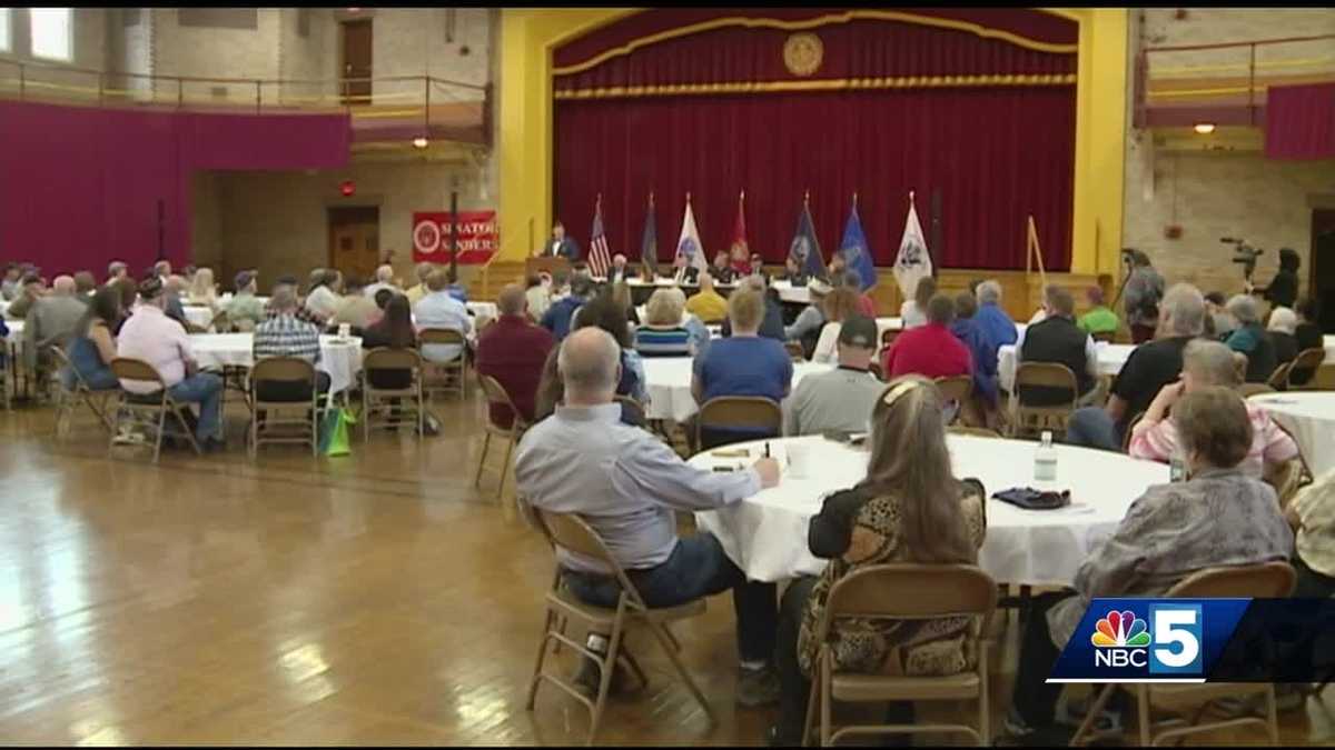 Sen. Bernie Sanders hosts veterans' town hall meeting