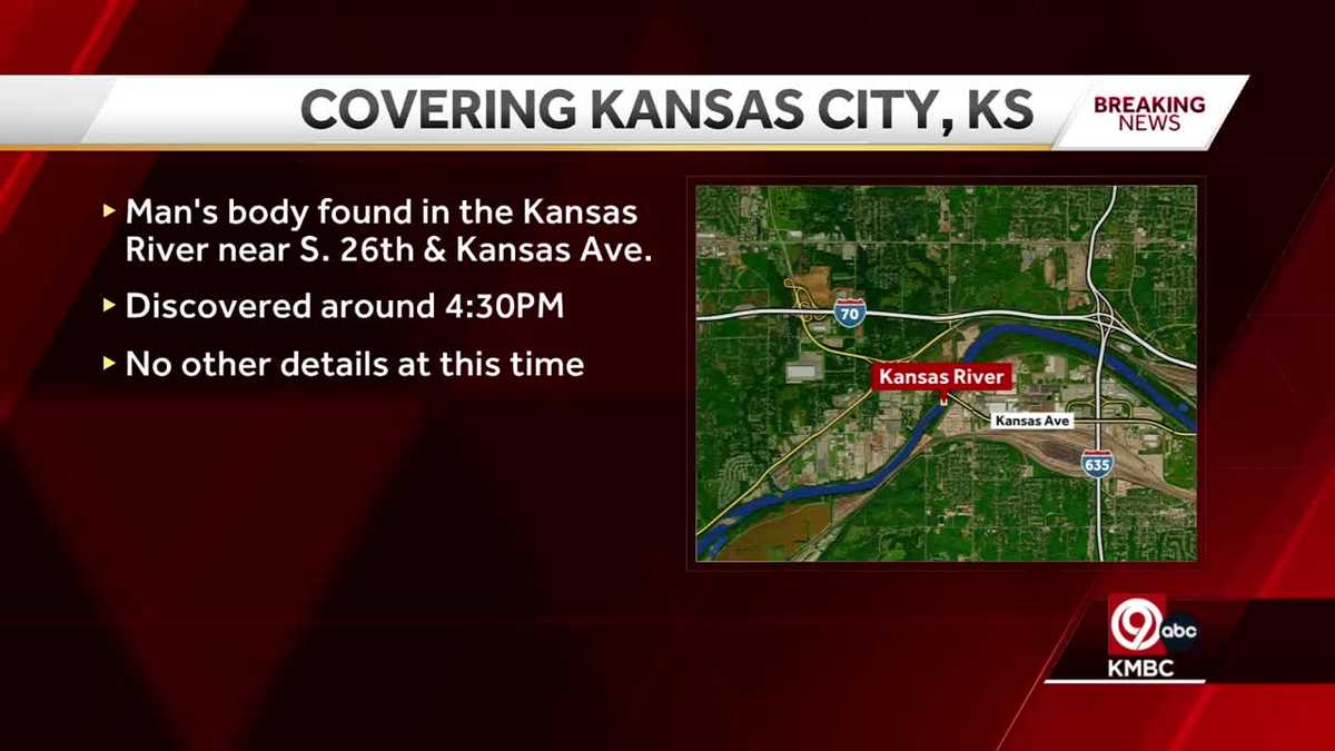 Adult male's body recovered from Kansas River in KCK