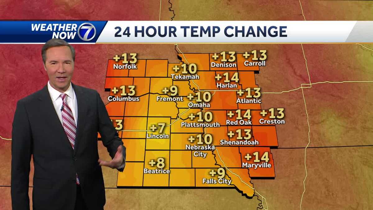 Milder temperatures: December 6 Omaha