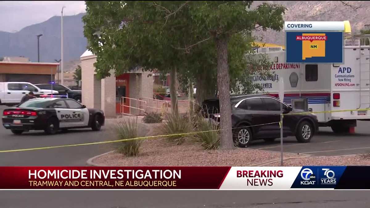 Homicide investigation in Albuquerque foothills