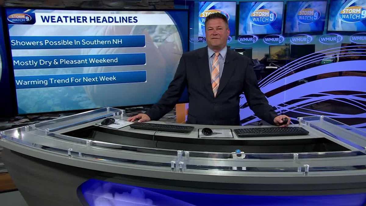 Video: Cloudy with possible showers