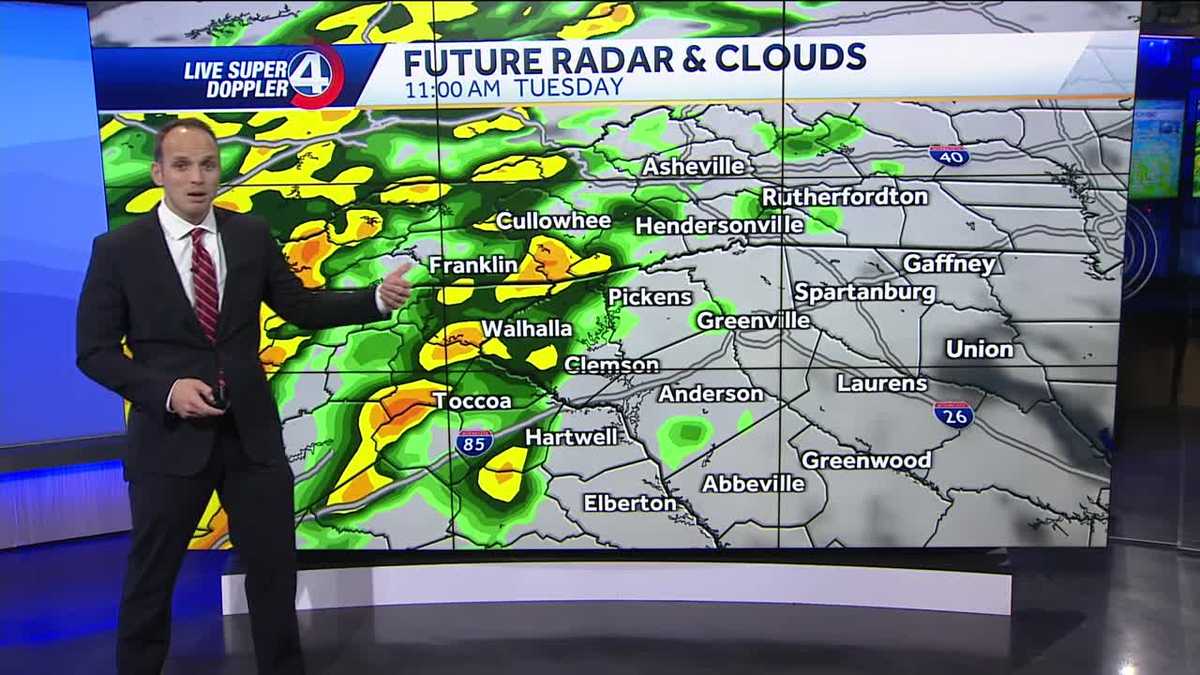 South Carolina Tuesday forecast: Live Super Doppler Impact Day