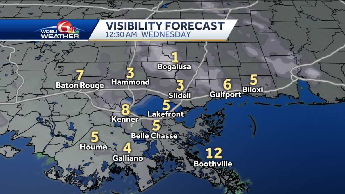 Areas of fog again tonight