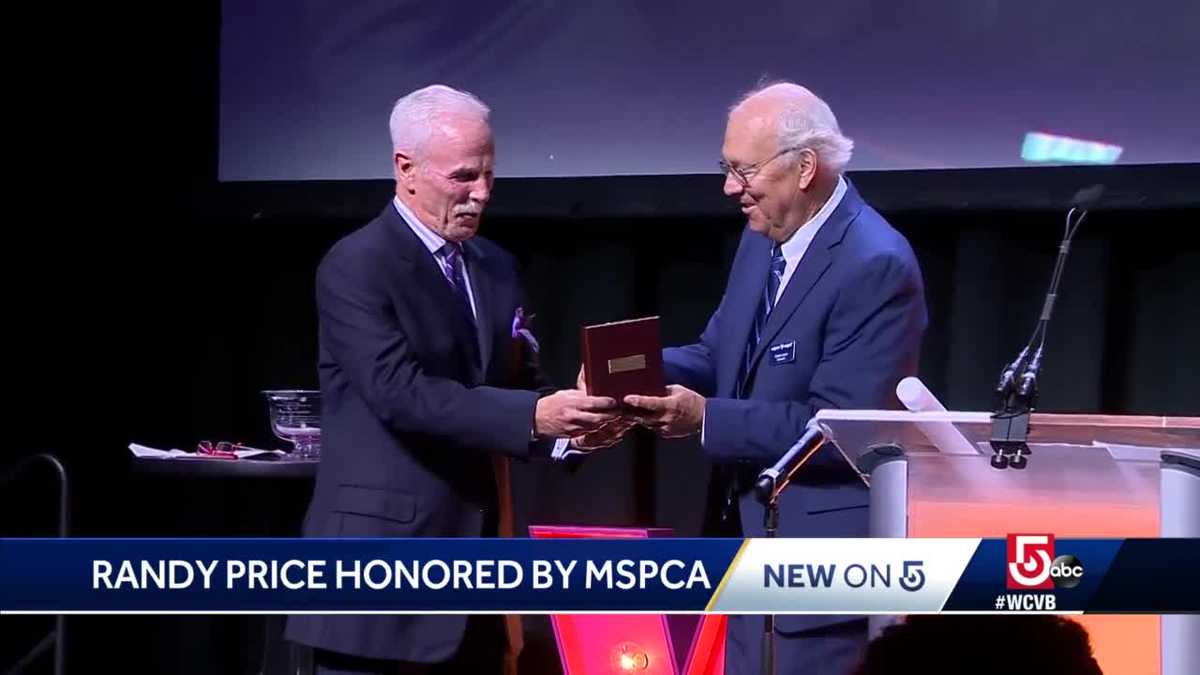 Eyeopener Anchor Randy Price honored for work with MSPCA