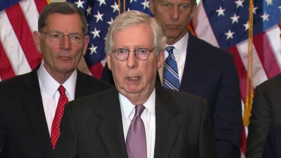 GOP leader McConnell returning to Senate after head injury
