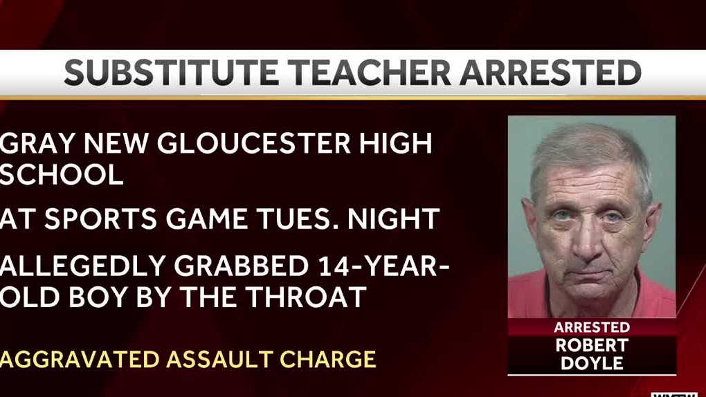 MSAD 15 substitute teacher arrested after allegedly grabbing student by the throat