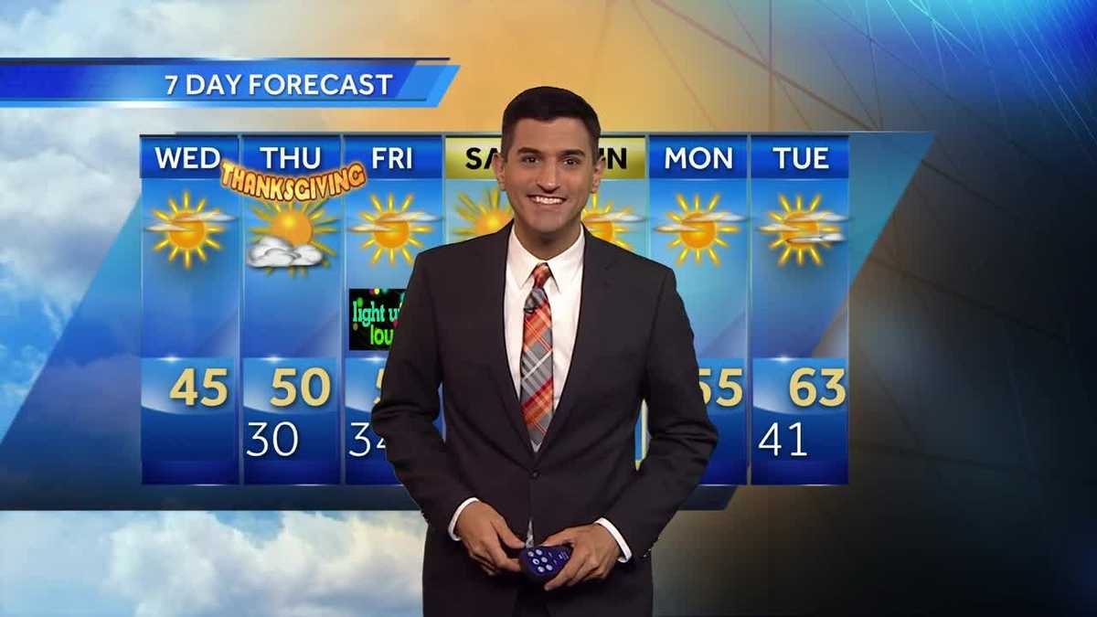 Bright but chilly Wednesday