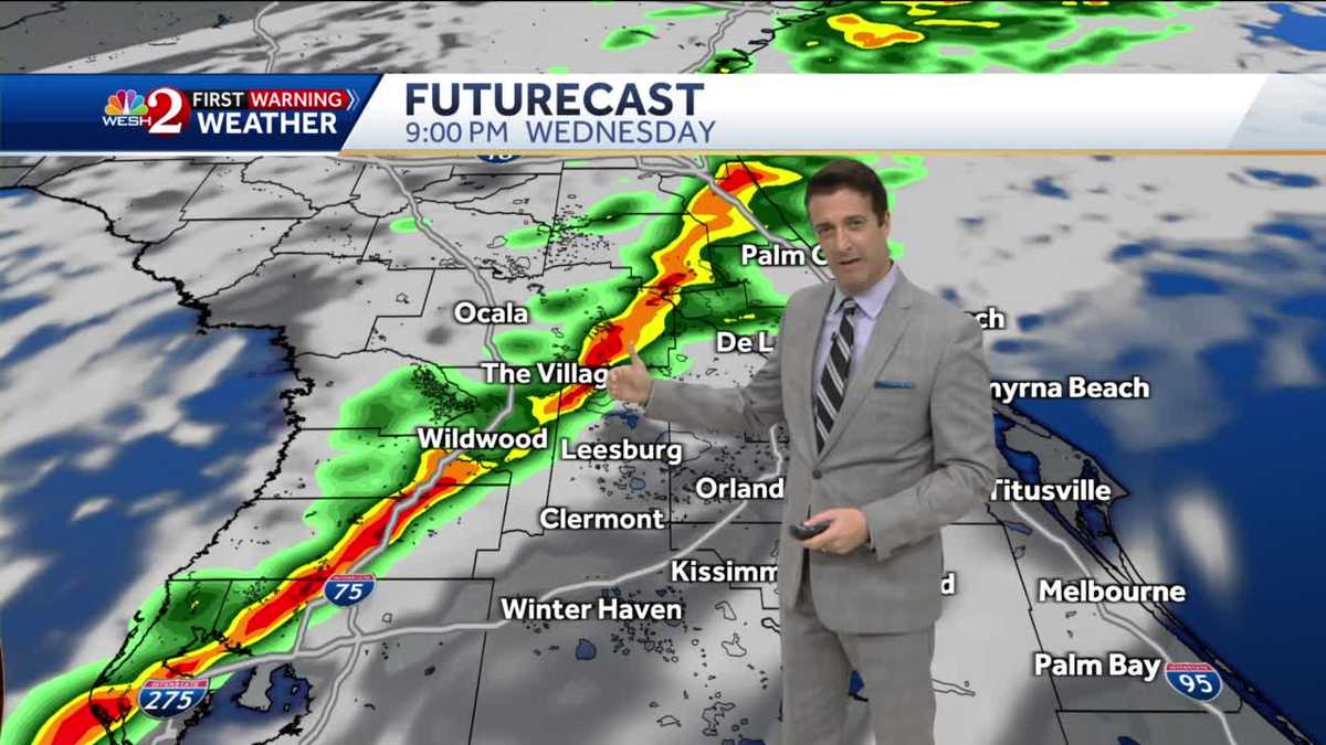 Showers and a few storms tonight then much colder Thursday!