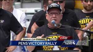 Penguins Stanley Cup parade: Jim Rutherford speech