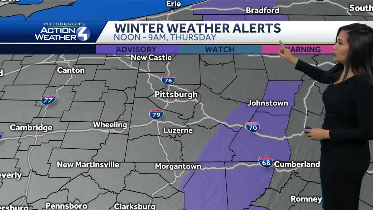 Snow, slippery roads: Winter weather advisory in effect for parts of area