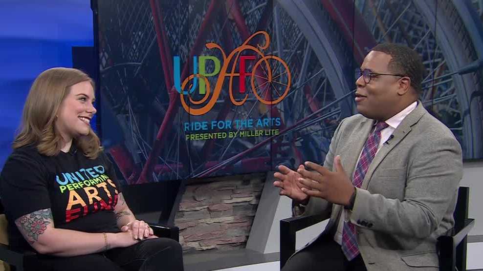 Pedaling for a cause. The UPAF Ride for the Arts