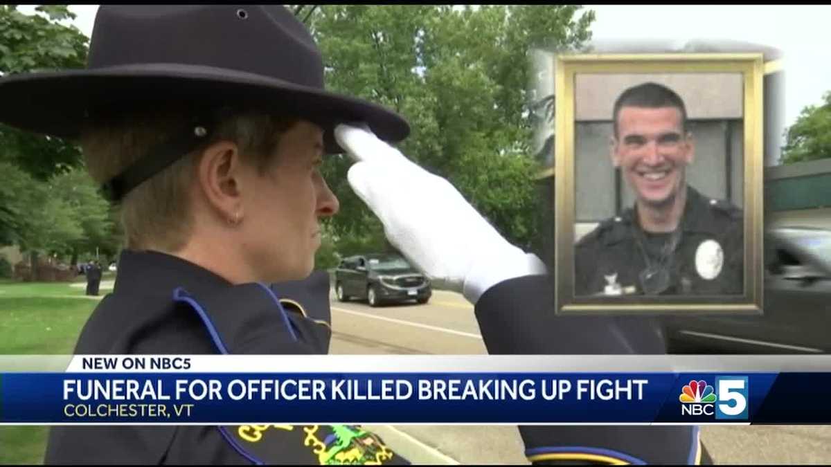 Funeral held in Vermont for Connecticut officer killed breaking up bar ...