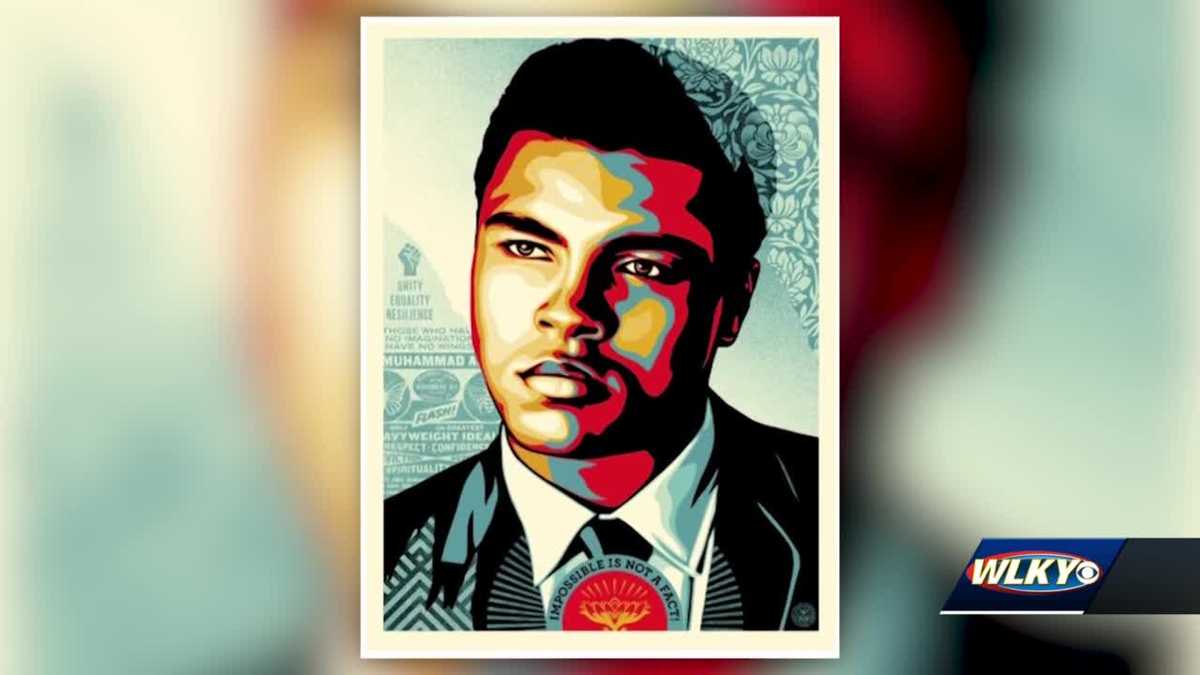 Artist begins work on Chestnut Street YMCA mural of Muhammad Ali