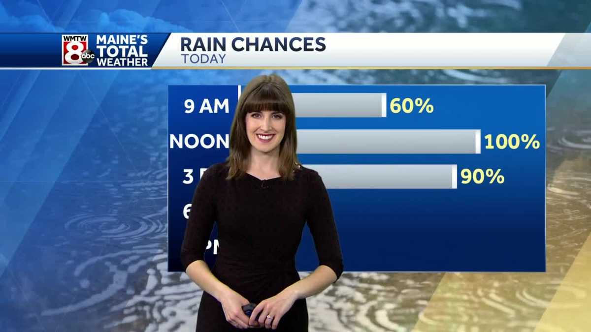 Rainy and windy today with sun returning this weekend