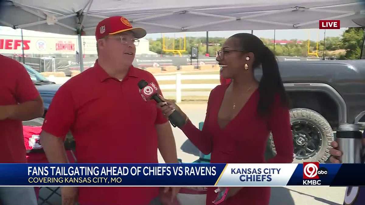 Kansas City tailgaters line up around Arrowhead hours before game