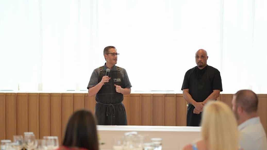 Chefs Brian Roland and Charles Mereday reunite for benefit dinner