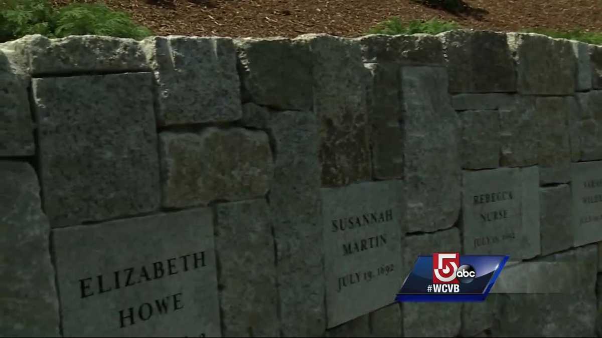 Witch trials memorial unveiled in Salem