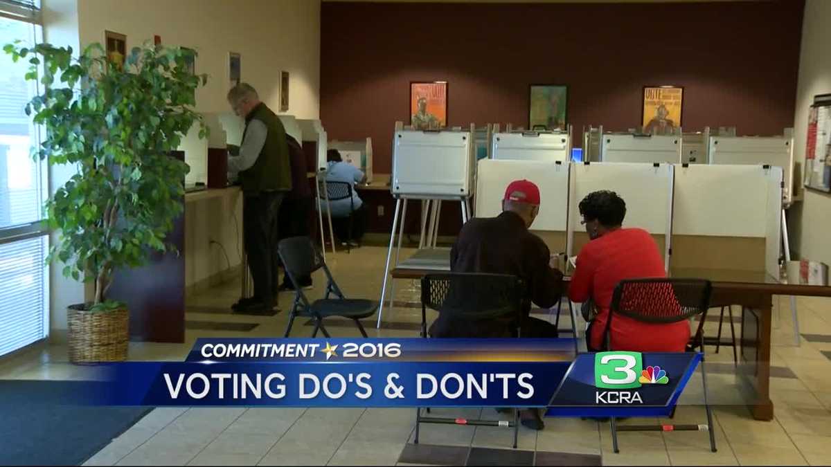 Voting Dos & Don’ts: Election Day etiquette